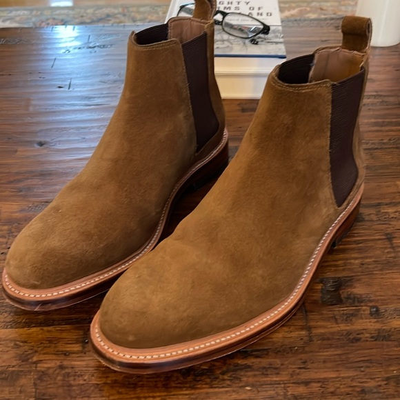 Bostonian | Shoes | Bostonian Tan Suede Boots 7 | Poshmark